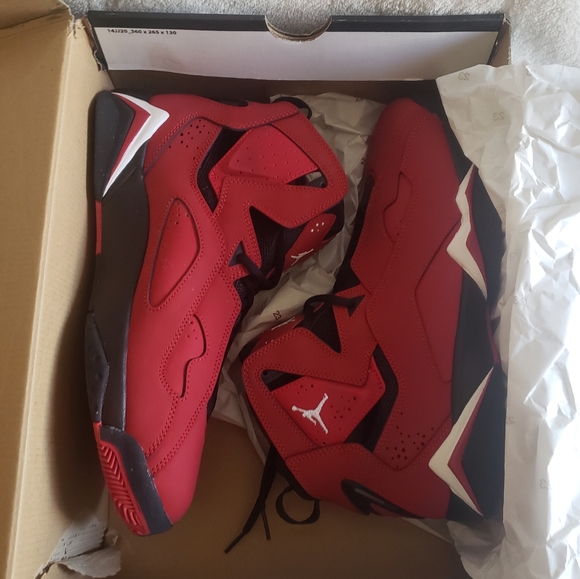 Jordan | Shoes | Nib 25 Jordan True Flight Gym Redwhiteblack | Poshmark